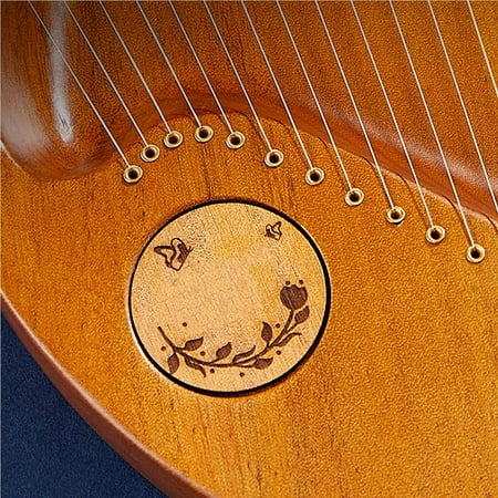 Mahogany Lyra Harp Ancient Lyre Harp Retro Lyre Piano Lyre Harp Kit ...