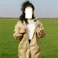 Beekeeping Suit Khaki Beekeeper Clothing Equipment Honeybee Overalls ...