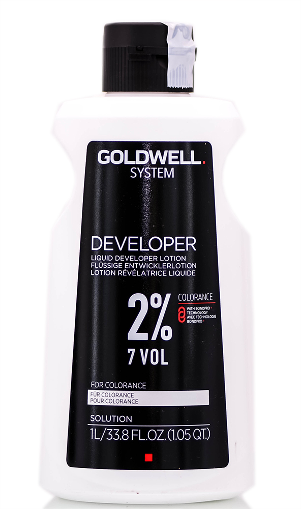 Goldwell Liquid Developer Lotion (For Colorance) 7 Vol 2% - 33.8 oz ...