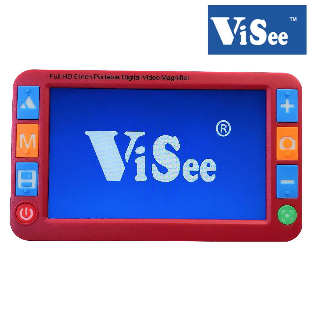 ViSee LVM-580 Plus Portable Handheld 5" LCD Autofocus Video Magnifier ...
