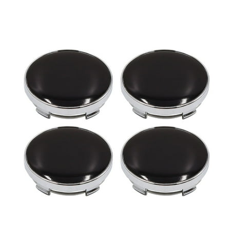 4pcs 60mm Dia 5 Lugs Car Tire Tyre Wheel Center Hub Caps w Black Emblem ...