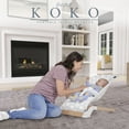 Evolur Koko Portable Infant Bouncer in Black Breathable Fabric - Walmart.ca