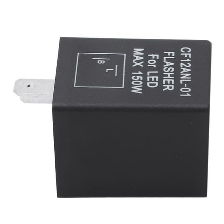 2 Pin 10A High Power Flasher Relay Portable Turn Signal Flash Relay For ...