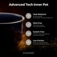 CUCKOO 6-Cup Micom Rice Cooker, Nonstick Inner Pot, 11 Menu Modes, LCD ...