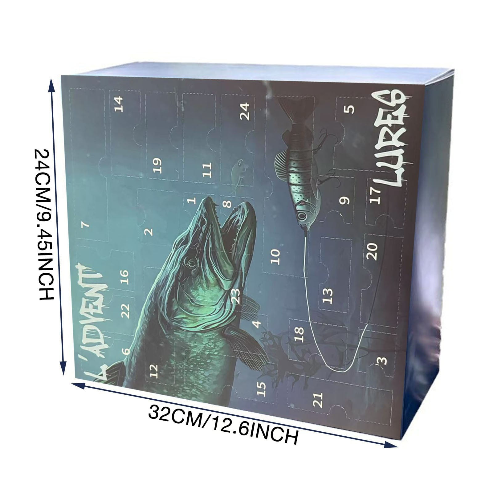 New Arrival！ Kaonry Fishing Bait Countdown Blind Box 3D， 2025 Halloween ...