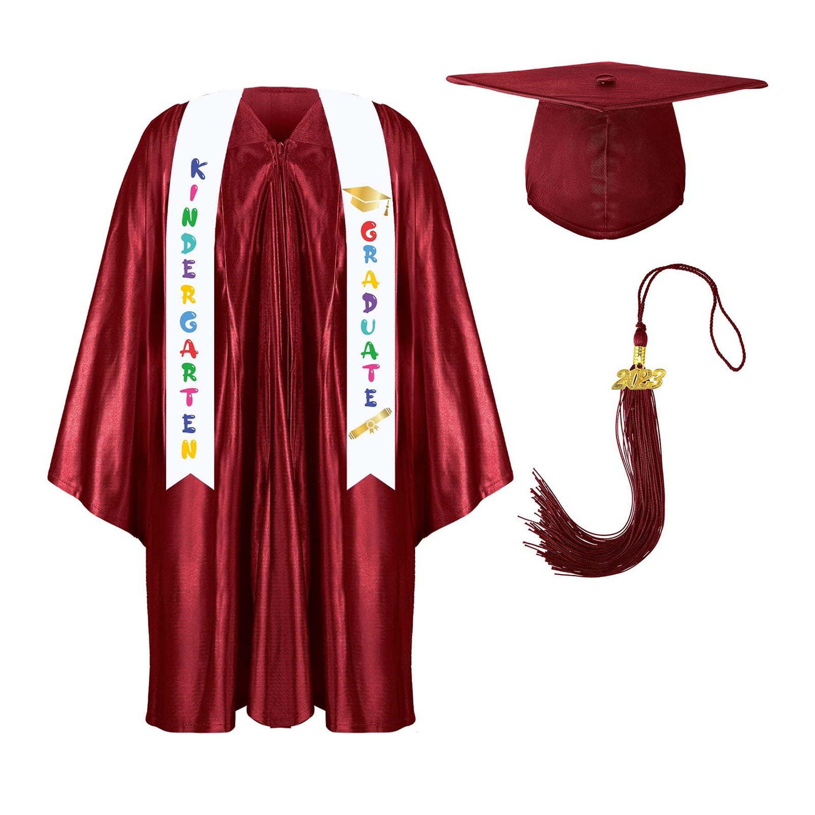 pop seller Kindergarten Graduation Cap With Tassel & Printed Gown ...
