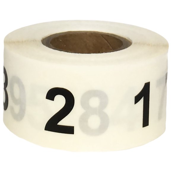 Number Stickers 1 10
