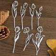 Flower Die Cut Metal Embossing Stencils Carbon Steel Cutting Die ...