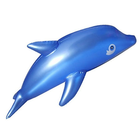 Blue Lovely 50cm Inflatable Dolphin Pool Party Children Toy | Walmart ...