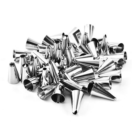 48Pcs/Set Icing Piping Tips Set Nozzles Cupcake Maker Cookies Cream ...