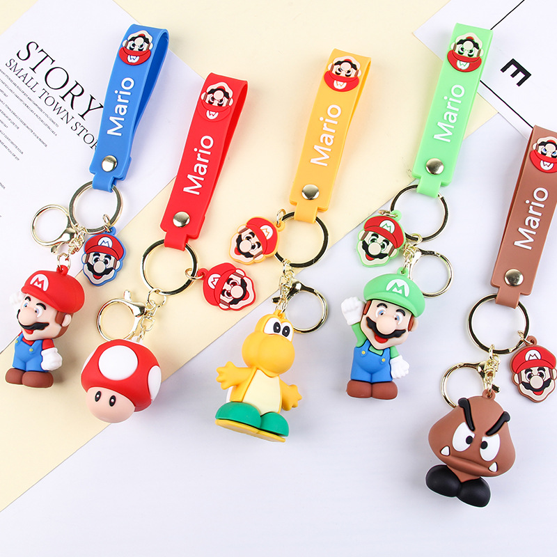 Juego de 5 llaveros de personajes de dibujos animados: ideales para ...