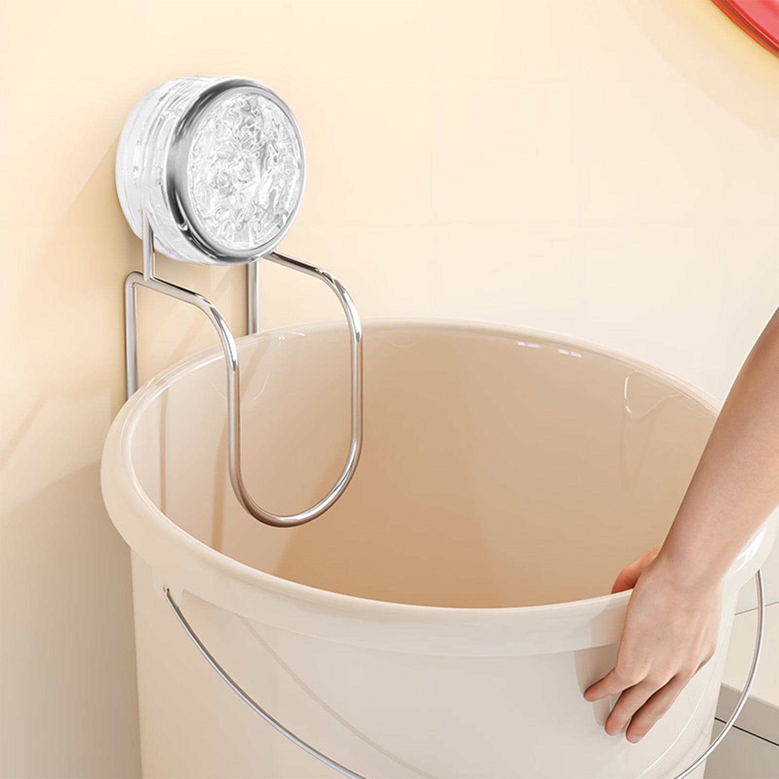 Suction Cup Buckets Hooks Bathroom Buckets Organizer Toilet And ...