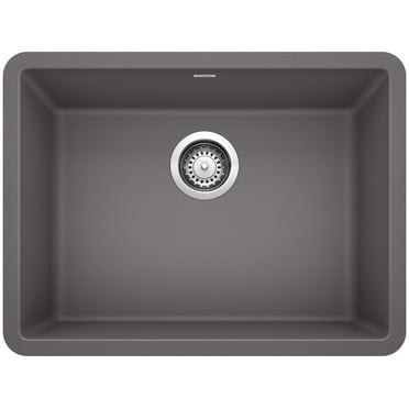 Blanco DIAMOND Equal Double Bowl SILGRANIT Sink Metallic Gray - Walmart.com