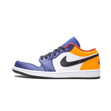 Jordan Air 1 Low Deep Royal/Yellow Mens 553558 123 - Size 9 | Walmart ...