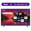 Roku Smart TV 2025 – 55-Inch Pro Series, 4K QLED Mini-LED – Roku TV with Backlit Voice Remote ...