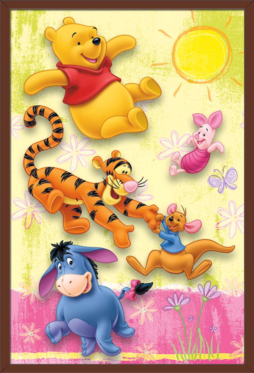 Disney Winnie The Pooh - Sunshine Wall Poster, 22.375" x 34", Framed ...