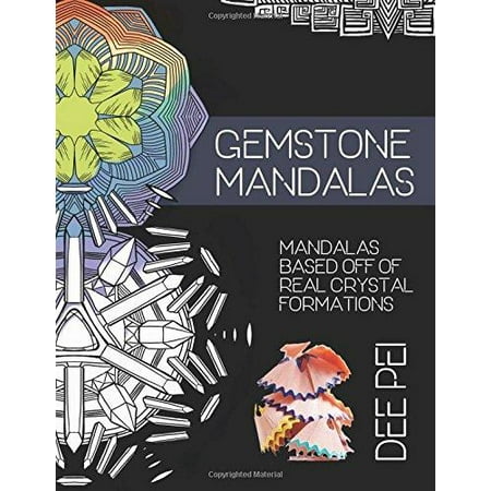 Gemstone Mandalas Coloring Book: A Meditative Coloring Book Experience ...