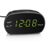 Mainstays Dual Alarm Clock with Large LED Display and Battery Backup ...