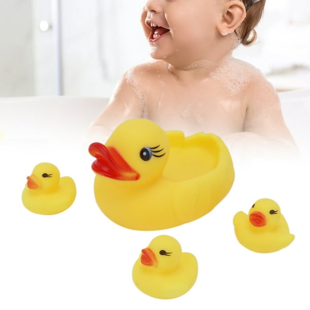Estink Floating Bath Tub Toy Duck Bathtub For Baby Bath Toy Set Duck Bath Toy 4pcs For Bathing Yellow Duck Yellow