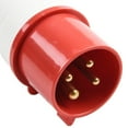 Industrial Plug And Socket 4core 4P 32A Connector IP44 Rated 380~415V ...