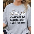 Because Adulting Without Jesus Is Just Too Hard Shirt, Cute Duck ...