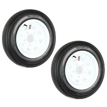 eCustomrim 2-Pack Trailer Tires On Rims 4.80-12 480-12 4.80 x 12 Load B ...