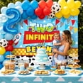 2nd Birthday Party Decorations - Space Adventure Theme Decor Set with ...