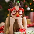 Christmas Glasses Props Attractive Exquisite Workmanship Decoration ...