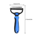 Deshedding Dog Brush For Shedding – Undercoat Rake Pet Brush for Long ...