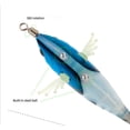 LICEWO Artificial Hard Baits Shrimp Lures Baits with Sound Beads 5.5cm ...
