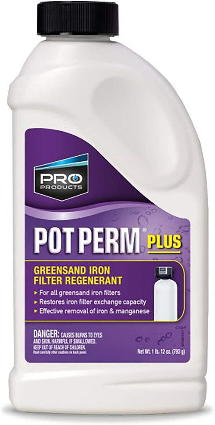 Pot Perm Plus Greensand Iron Filter Regenerant 28oz bottle For Pro ...