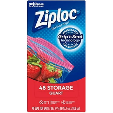 Ziploc Slider Storage Bag, Variety Pack, 166-count - Walmart.com