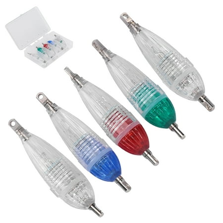 Underwater Fishing Lure Light, Flashing Bait Lamp LED Deep Drop Shape ...