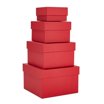 6-Pack Decorative Nested Cardboard Boxes with Lids, Assorted Sizes ...