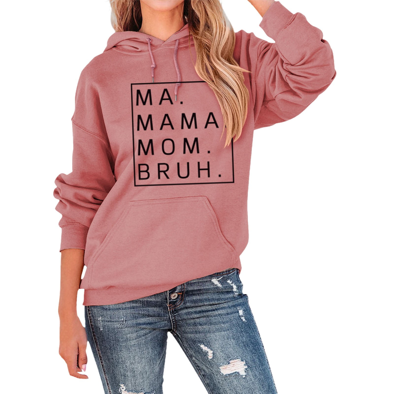 Click here for Tyuiop Ma Mama Mom Bruh Sweatshirt Women Mama Life... prices