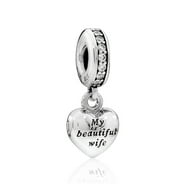 PANDORA Elevated Heart Charm - 798464C01 - Walmart.com