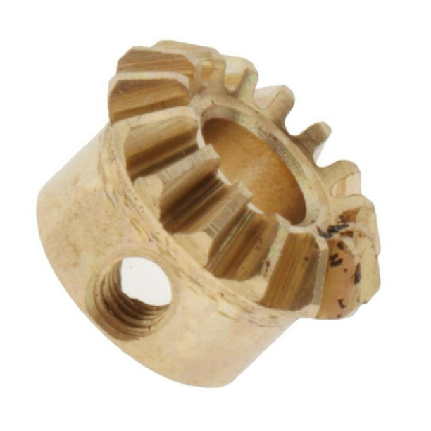 0.8 Modulus Brass Bevel Gear 15 Tooth 3 to Wheel 0.8 Modulus Brass 6mm ...