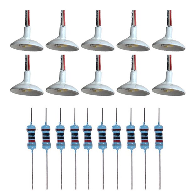 Sufanic 10Pcs OO / HO Scale Street Light Model Wall Lamp Posts Led ...