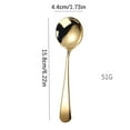 WUXIAB 6.3 Inch Premium Teaspoons,Coffee Spoons,Tea Spoons,Dessert ...