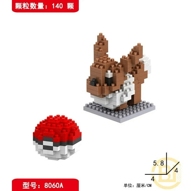 Pokemon Blocks Small Cartoon Mini Building Block Pikachu Charizard ...