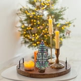 Tarmeek Tabletop Mini Christmas Tree, Small Pine Tree with Wooden Bases ...