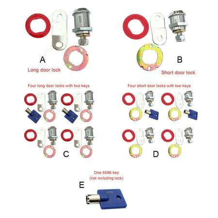 Coin Operated Arcade Game Lock Cylinder Vending Machine Cabinet Latch ...