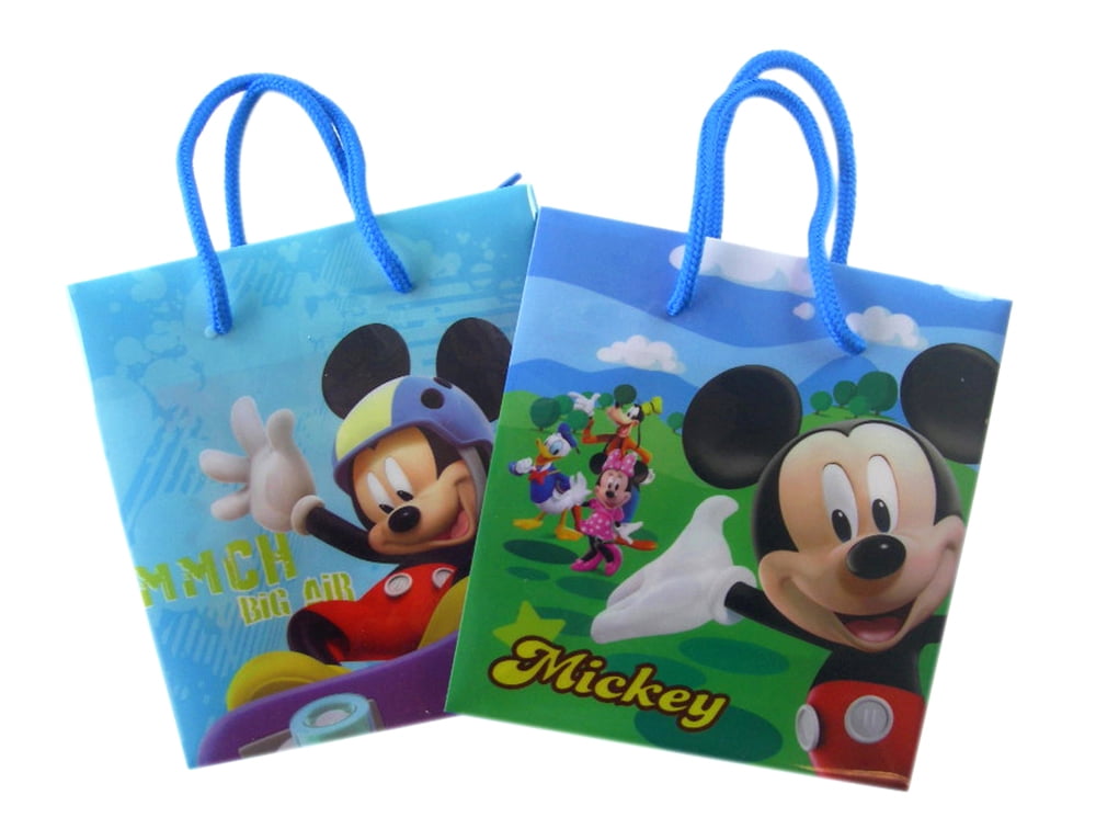 Mickey and Friends Gift Bags Small 6 Piece GiftBags - Walmart.com