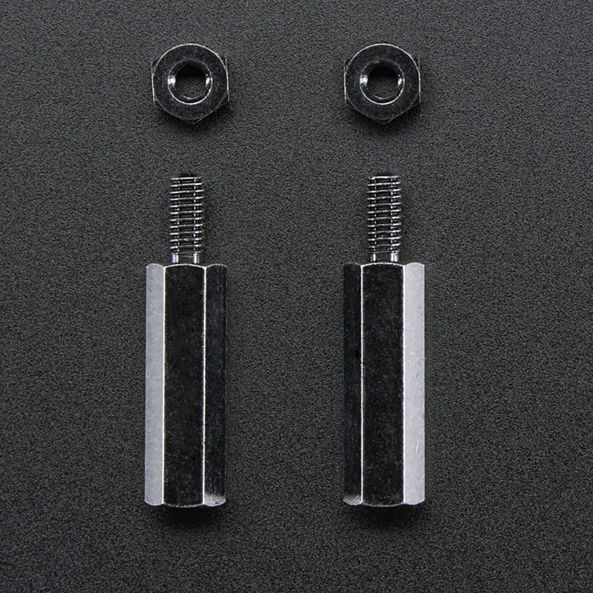 Adafruit Brass M2.5 Standoffs 16mm tall - Black Plated (2 pack ...