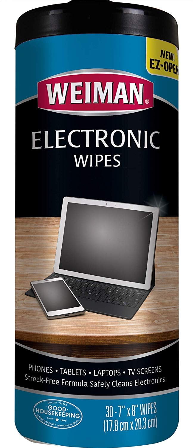 Weiman Anti-Static E-Tronic Electronic Cleaning Wipes for LCD Screens ...