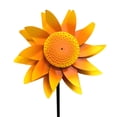 Dserhfy Sunflower Wind Spinner 360 Degree Rotating Windmill Yard Art ...