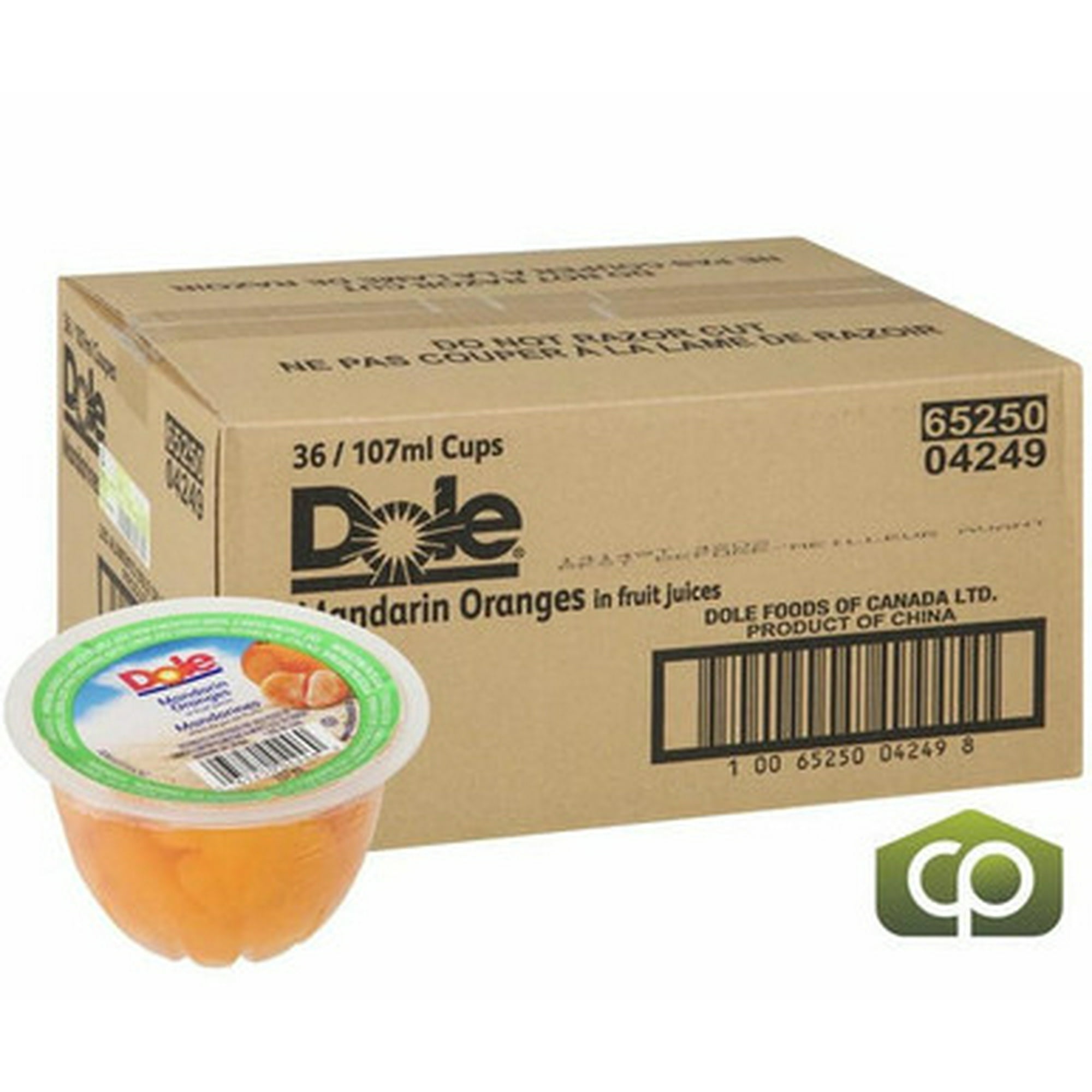 Click here for Dole Fruit Cup Mandarin Orange 107 Ml/3.6 Oz (36/C... prices