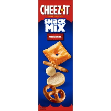 Cheez-It Classic Snack Mix, Crackers, Pretzels, Cheese Balls, 10.5 oz ...