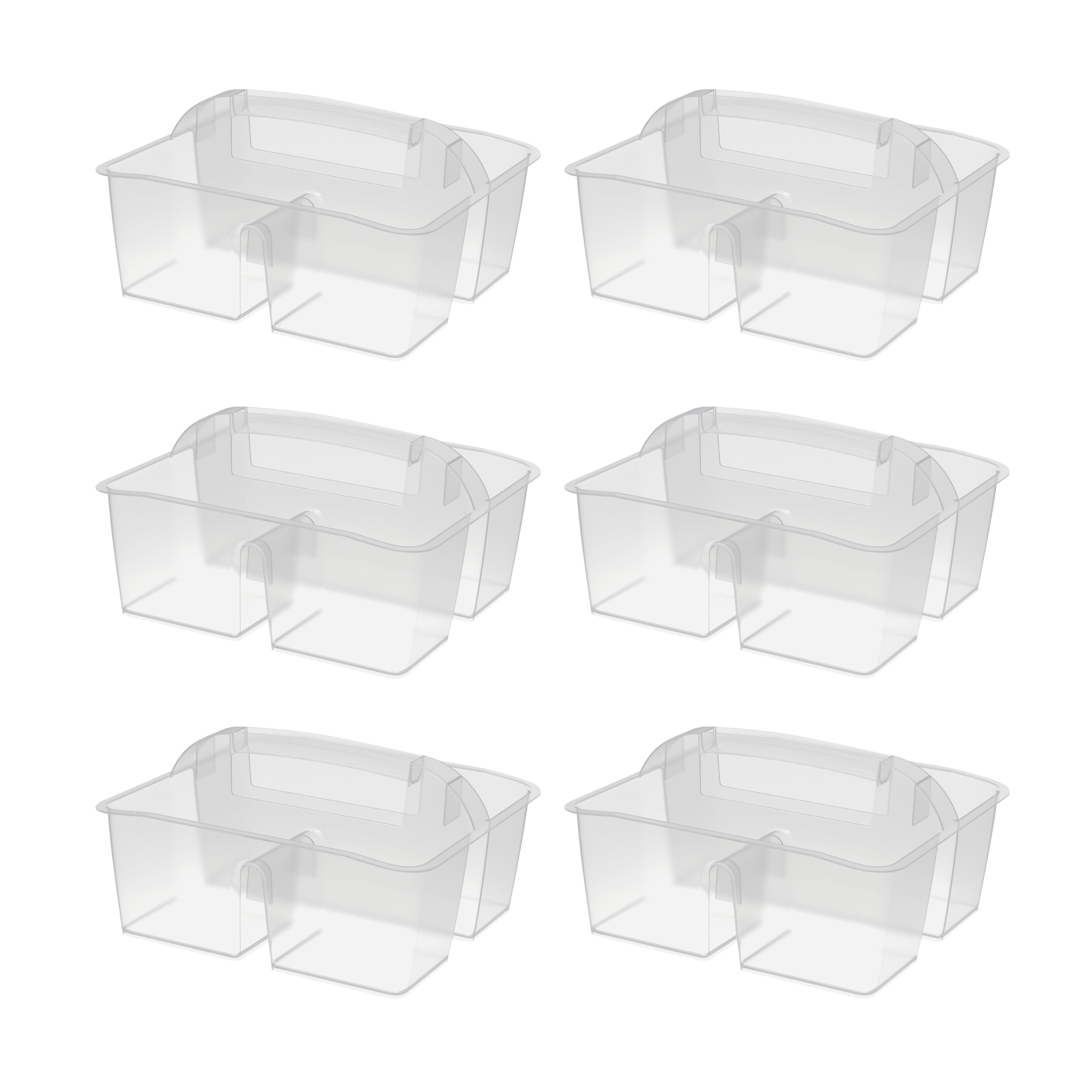 Pen+Gear Plastic Caddy, Desktop Craft and Hobby Organizer, Clear, 6 ...