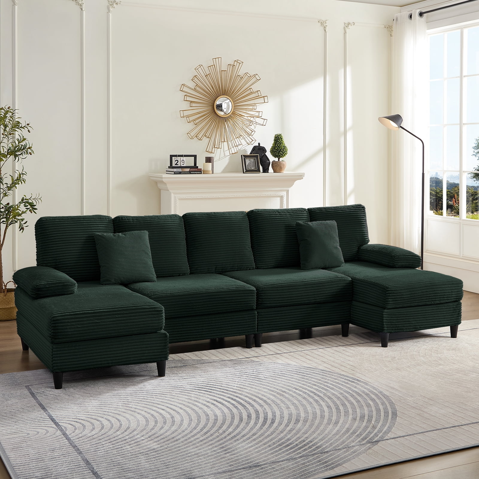 Click here for Balus 112 U Shaped Sectional Sofa With Chaise  6-S... prices